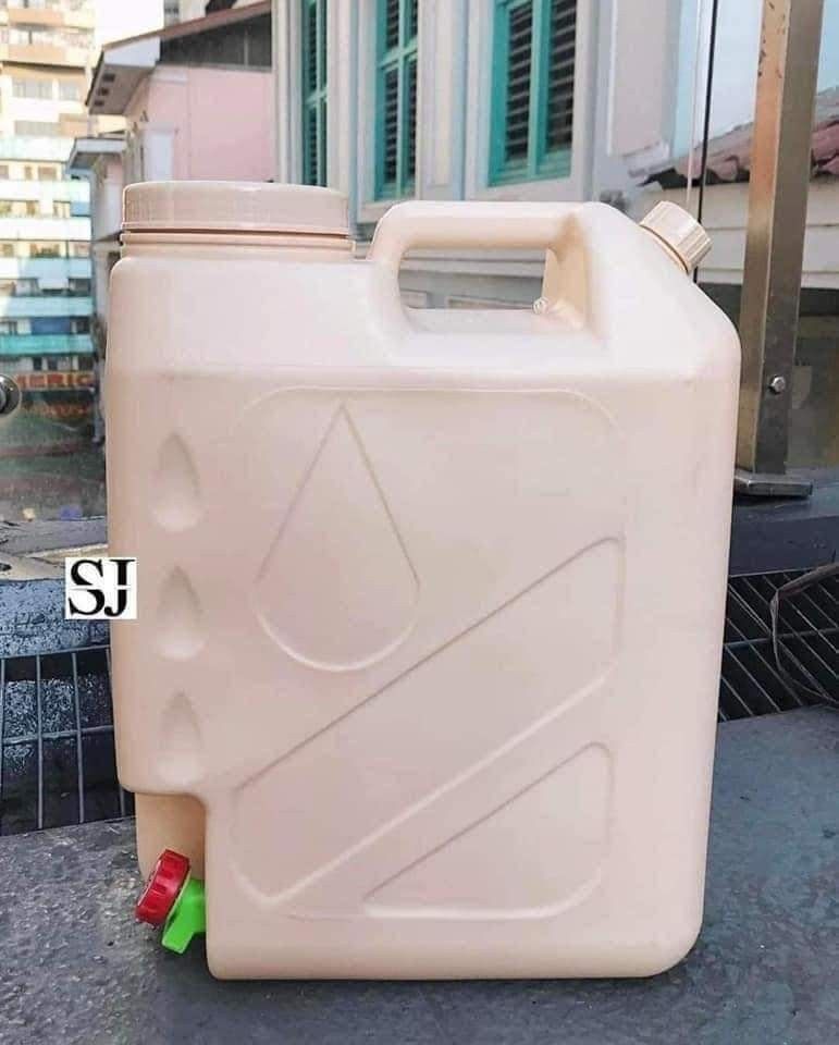 Beige Aesthetic Water Gallon, Furniture & Home Living, Kitchenware ...