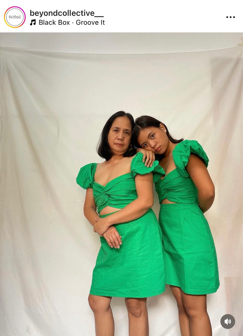 Beyond Collective Tay-Slay Linen Cutout Dress, Women's Fashion, Dresses & Sets, Dresses on Carousell