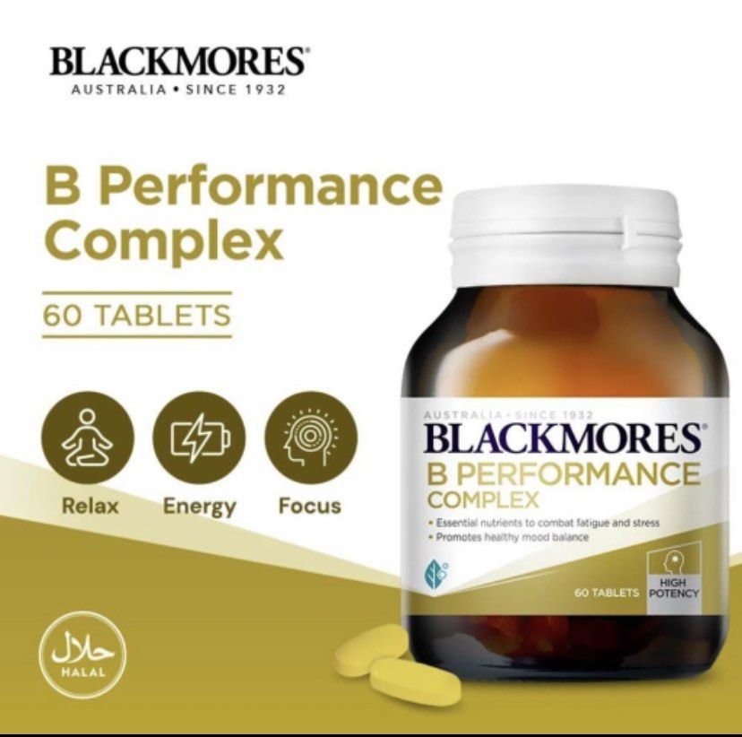 Blackmore B Performance complex, Health & Nutrition, Health Supplements ...