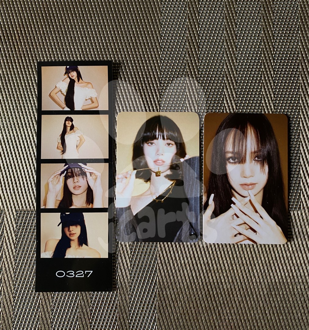 BLACKPINK Lisa 0327 Photocard Set, Hobbies & Toys, Memorabilia ...