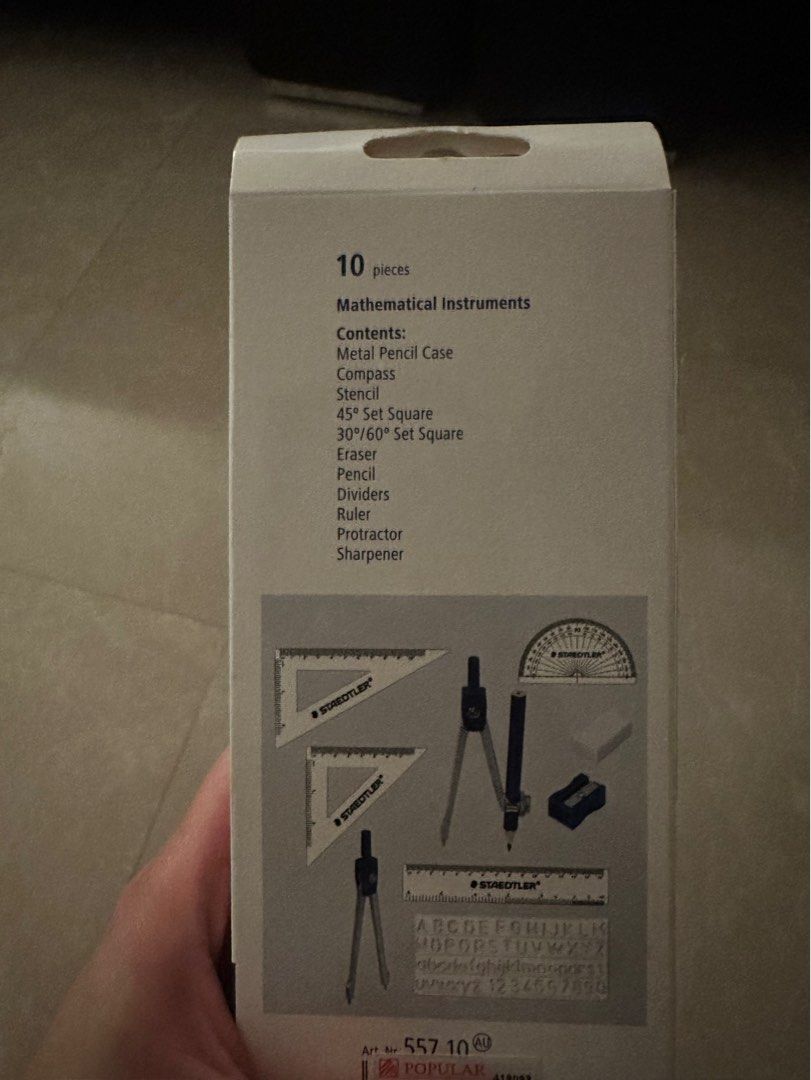 BN staedtler noris math set , math instruments, Everything Else on ...