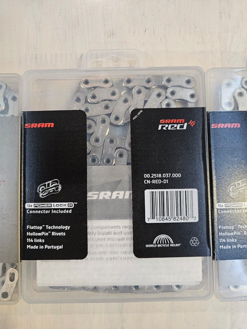 BNIB SRAM RED AXS 12-Speed Chains, Sports Equipment, Bicycles & Parts ...