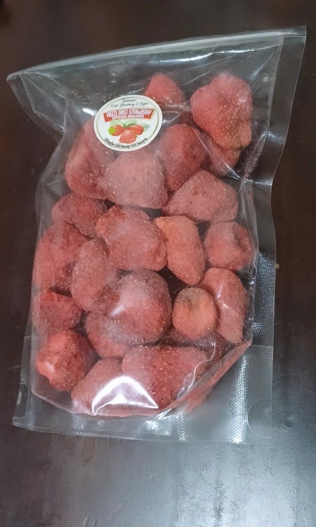 [BNIP] [Sealed] Cameron Highlands 100% Crunchy Freeze-dried Strawberry ...