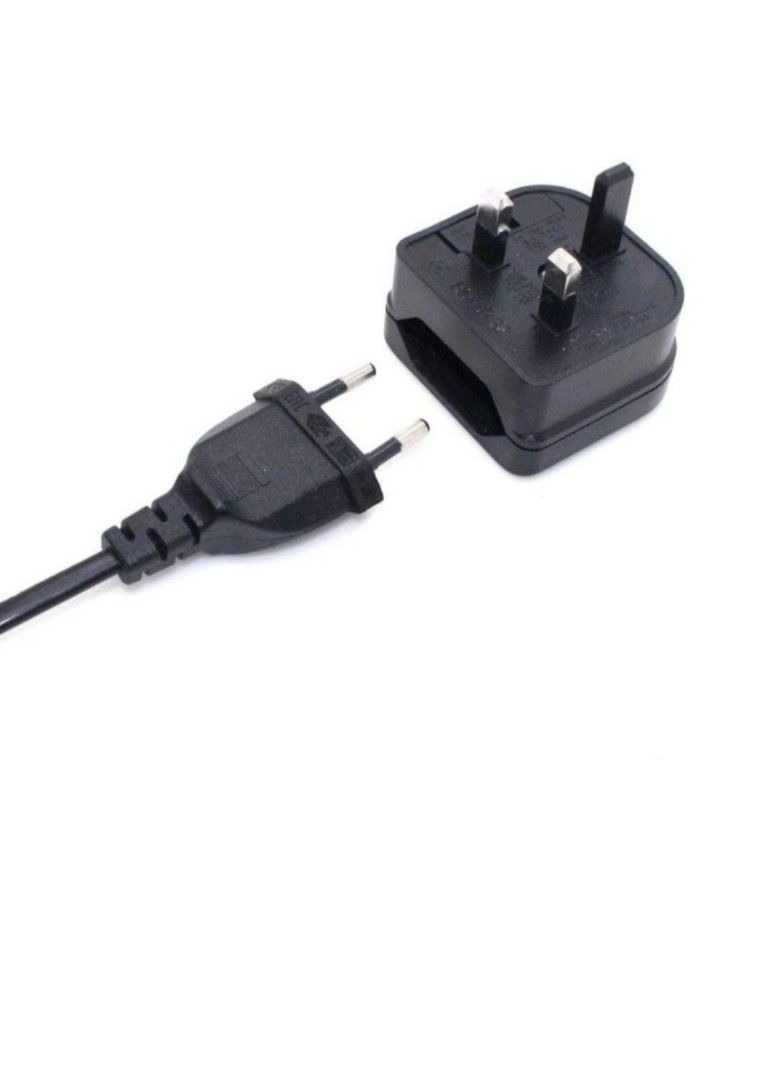 Brand new embedded EU 2 pin to UK / SG 3 pin plug adapter, TV & Home ...