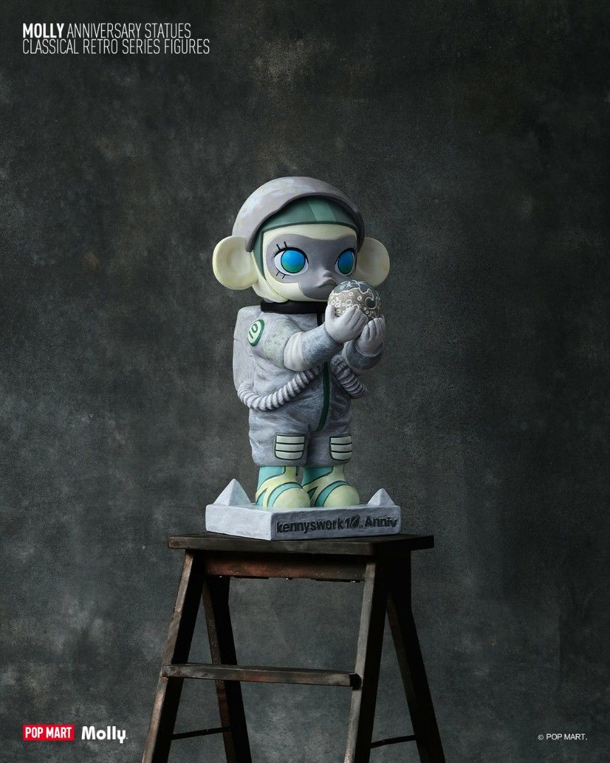 [BRAND NEW! POPMART] POPMART MOLLY ANNIVERSARY STATUES CLASSICAL RETRO ...