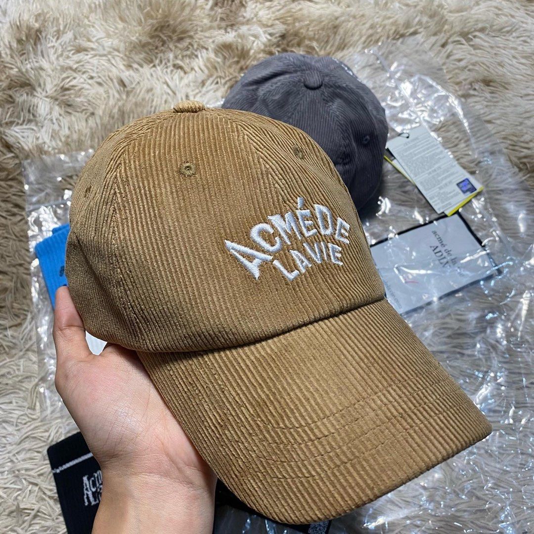 Brandnew Acme De La Vie (ADLV) — Corduroy Cap Brown, Men's Fashion ...