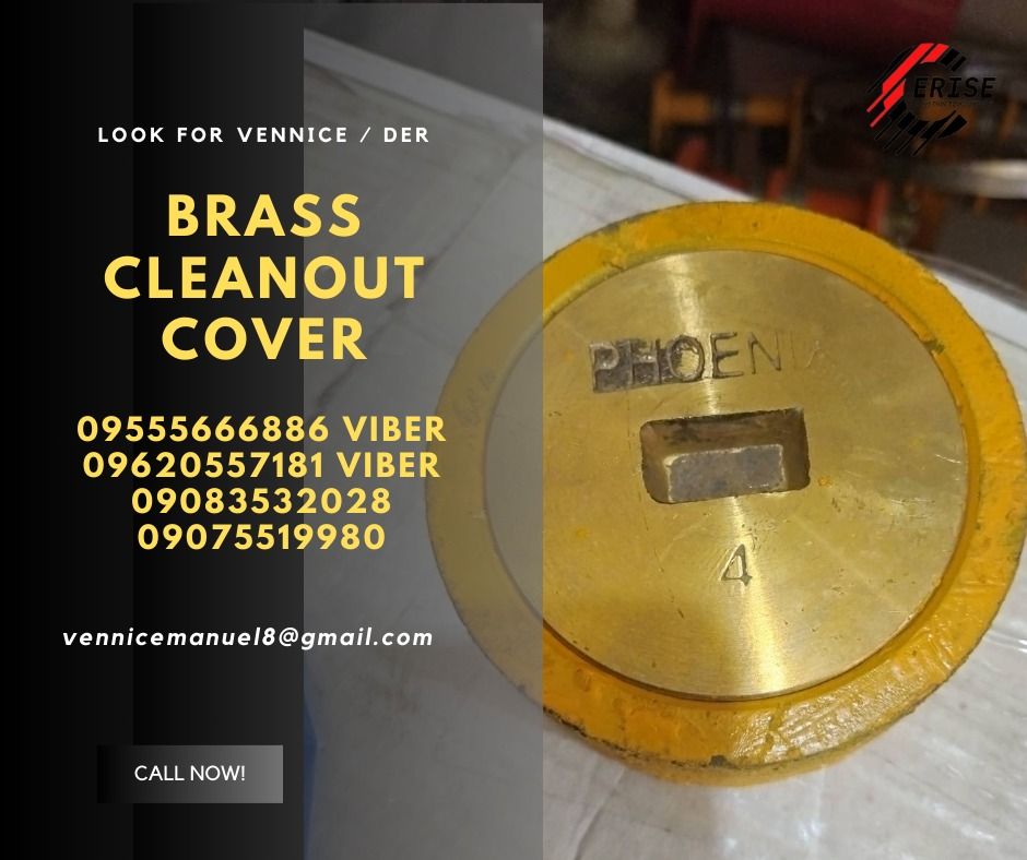 Brass cleanout cover, Commercial & Industrial, Construction & Building ...