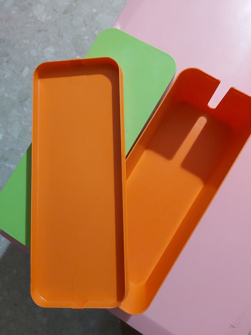 Bright storage organisation boxes with lid, Furniture & Home Living ...