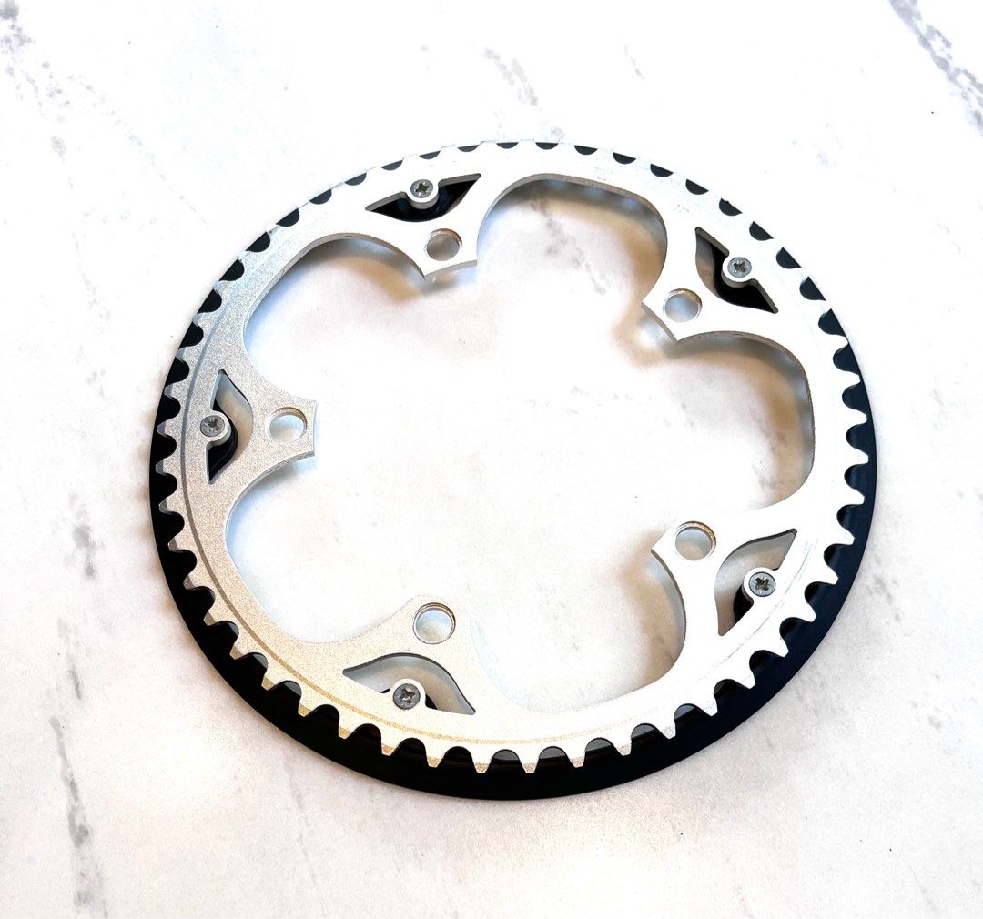 Brompton Chainring and Guard - Silver - 50T, Sports Equipment, Bicycles ...