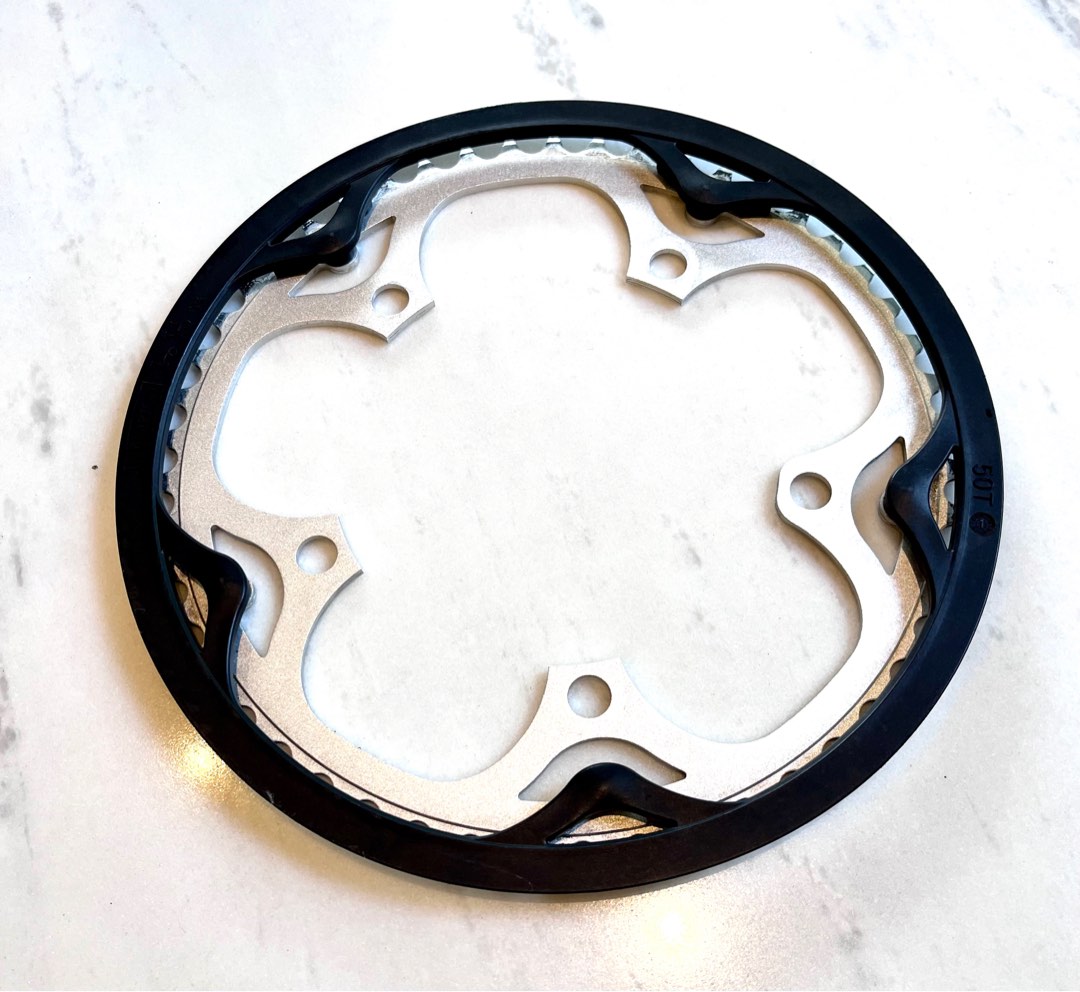 Brompton Chainring and Guard - Silver - 50T, Sports Equipment, Bicycles ...