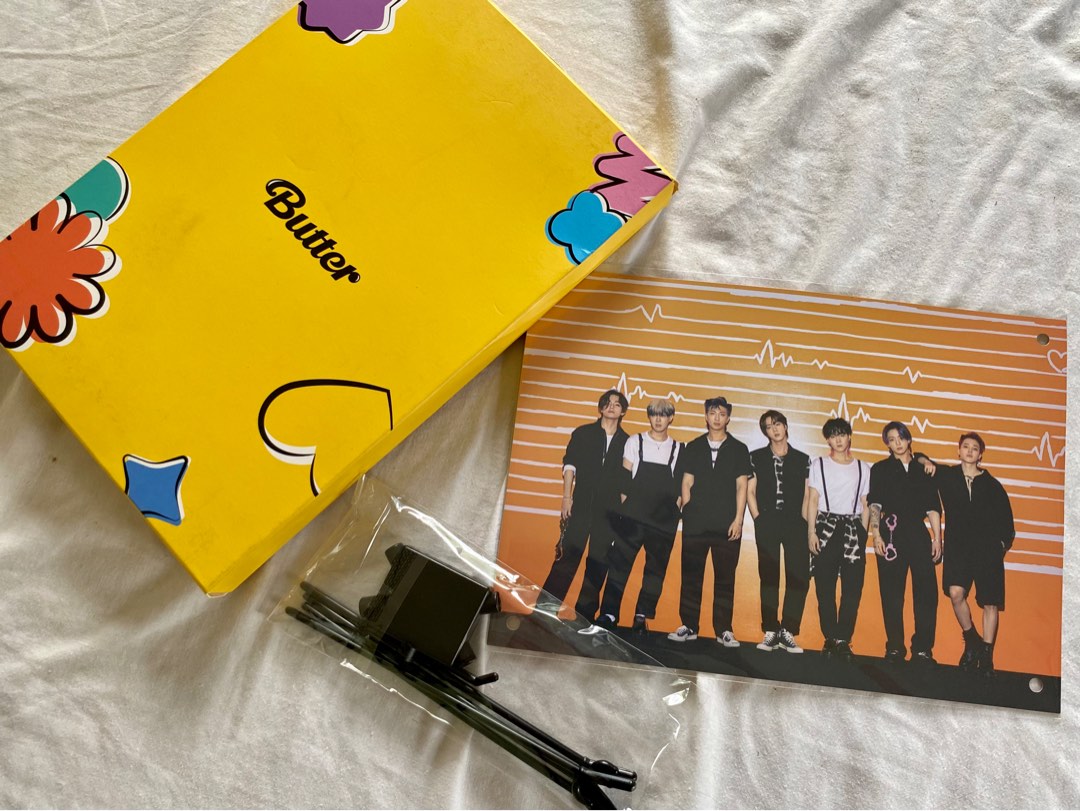 BTS Official Butter Photo Banner, Hobbies & Toys, Memorabilia ...