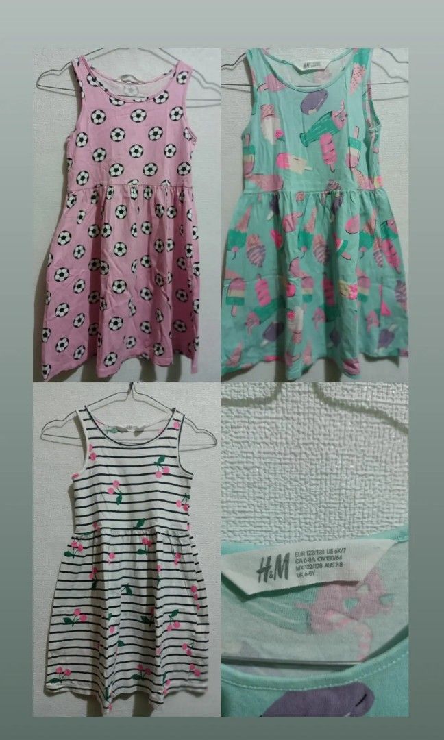 Bundling Dress anak hnm, Bayi & Anak, Baju Anak Perempuan, 4 hingga 7 ...