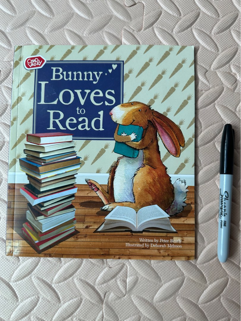 Bunny Loves to Read, Hobbies & Toys, Books & Magazines, Children's ...
