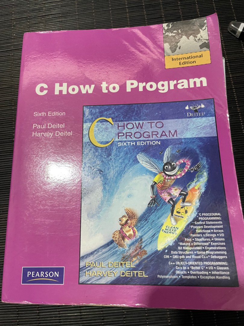 C How to Program 6th Edition, Hobbies & Toys, Books & Magazines, Textbooks on Carousell