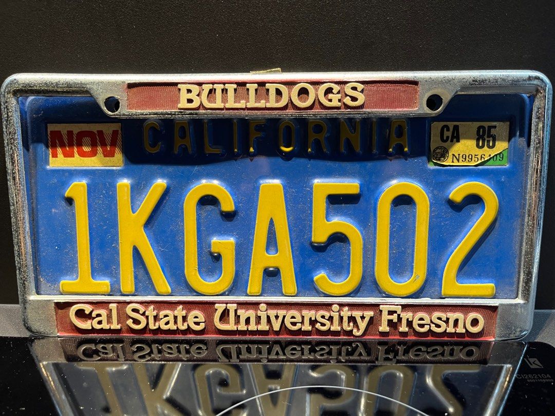 California Car License Plate with Frame, Hobbies & Toys, Memorabilia ...