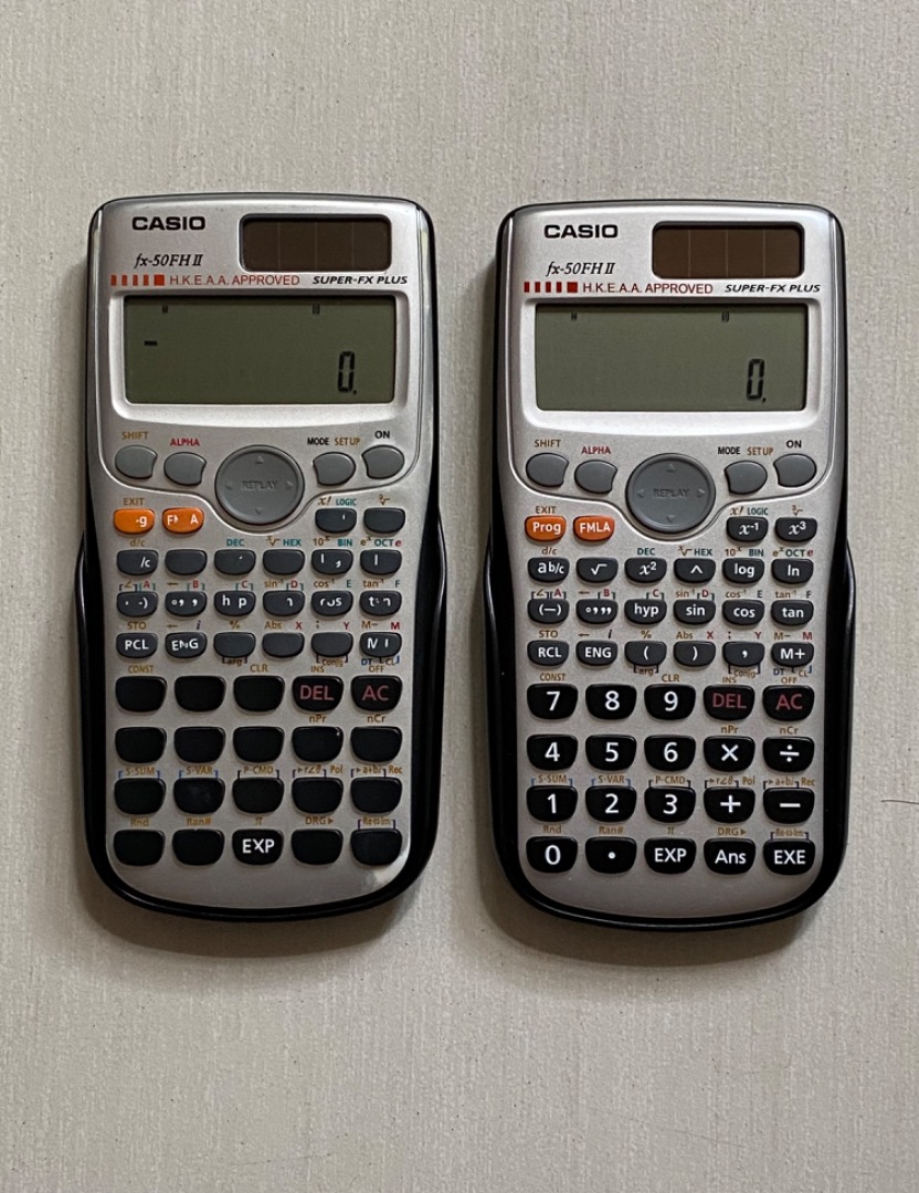 Casio fx-50FH II 多功能科學函數 dse 計數機 卡西歐 計算機 calculator m1 m2 core, 電腦＆科技 ...