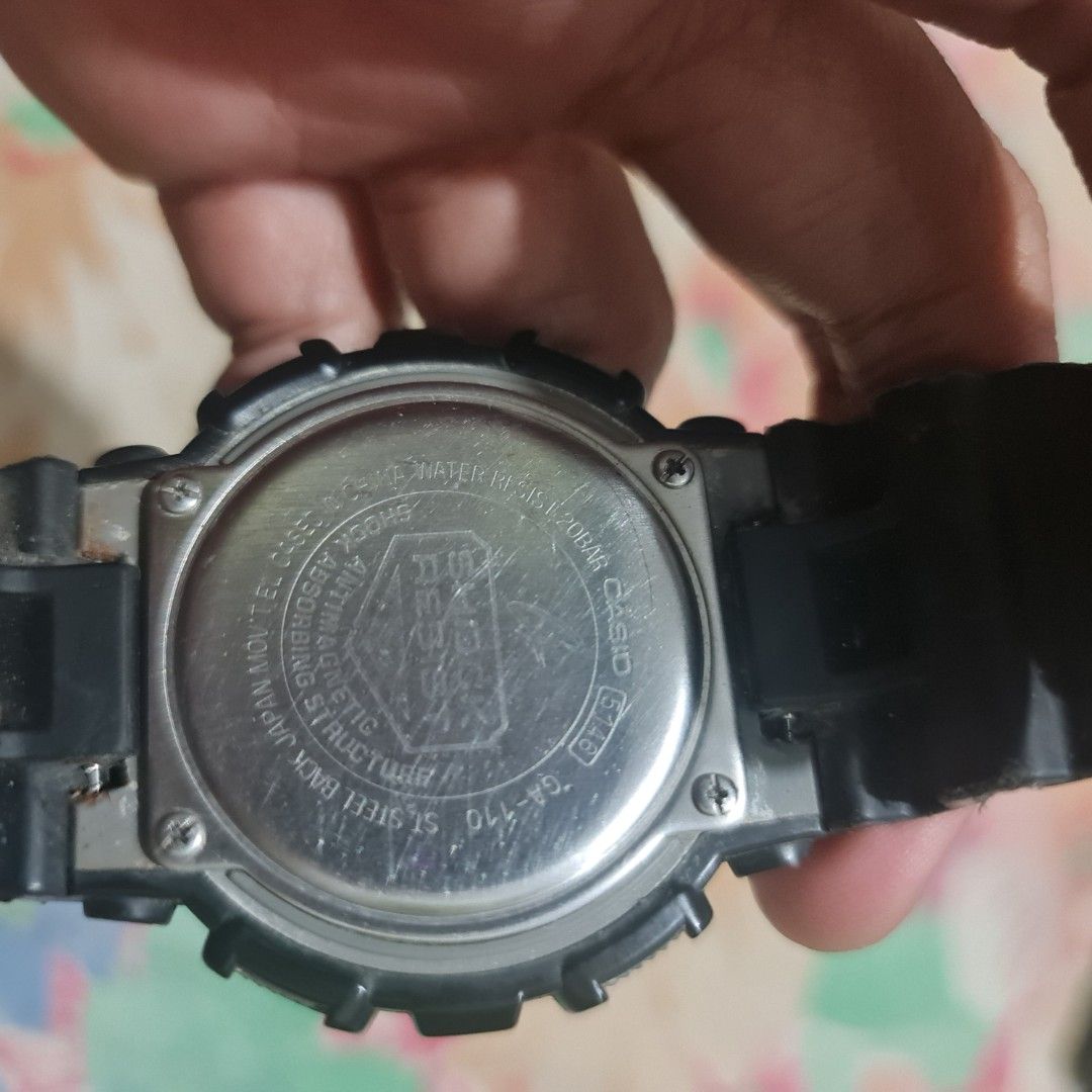 Casio Gshock GA110 red eye, Men's Fashion, Watches & Accessories ...