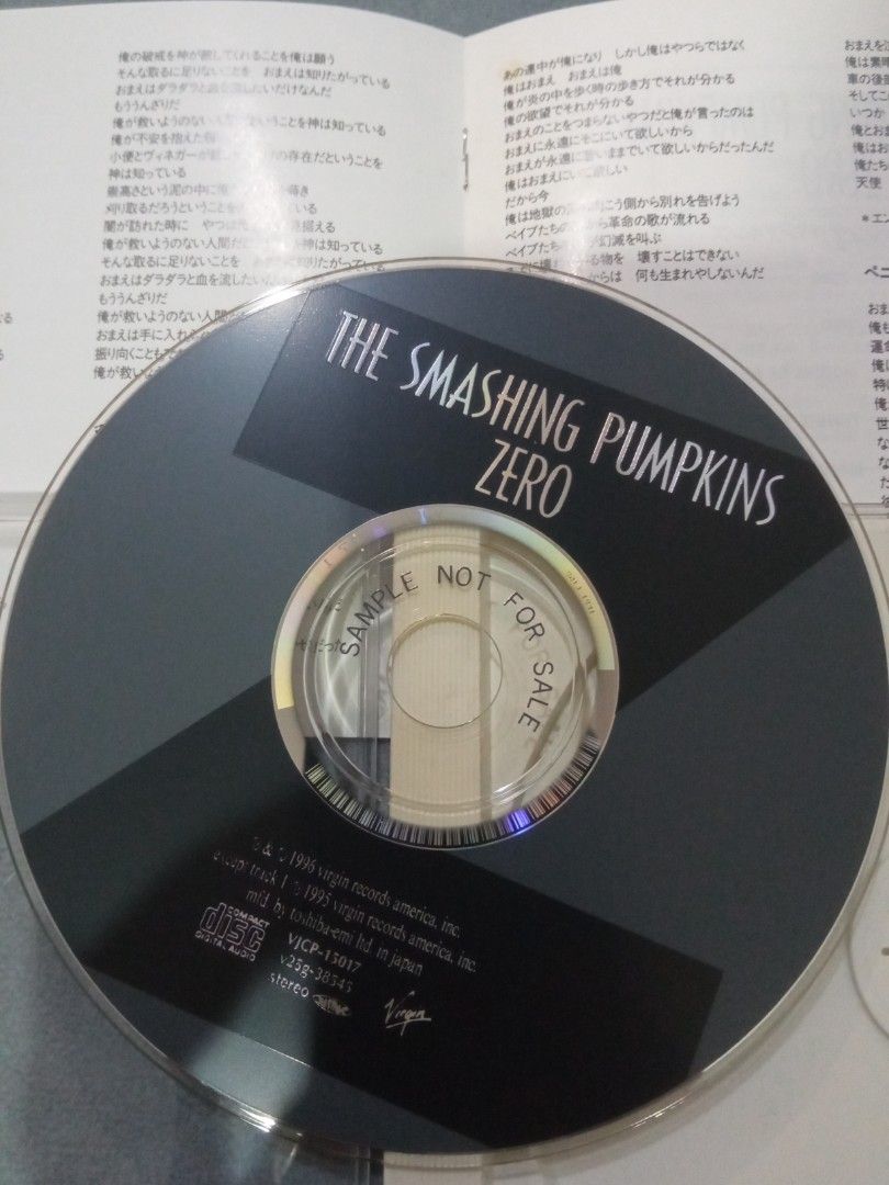 CD The Smashing Pumpkins - Zero, Hobbies & Toys, Music & Media, CDs ...