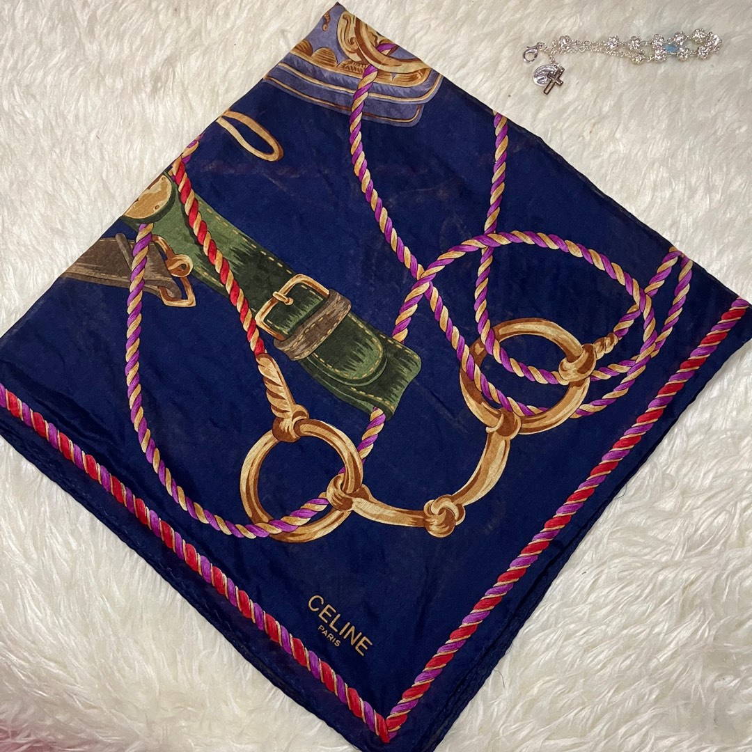 Celine Chain Handkerchief, Men's Fashion, Watches & Accessories ...