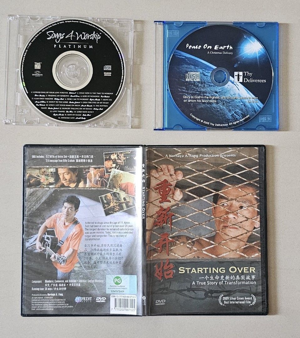 Christian CD,DVD,Revival Generation,Pastor Mark Ng,Songs 4 Workship,Peace On Earth,Starting Over ...