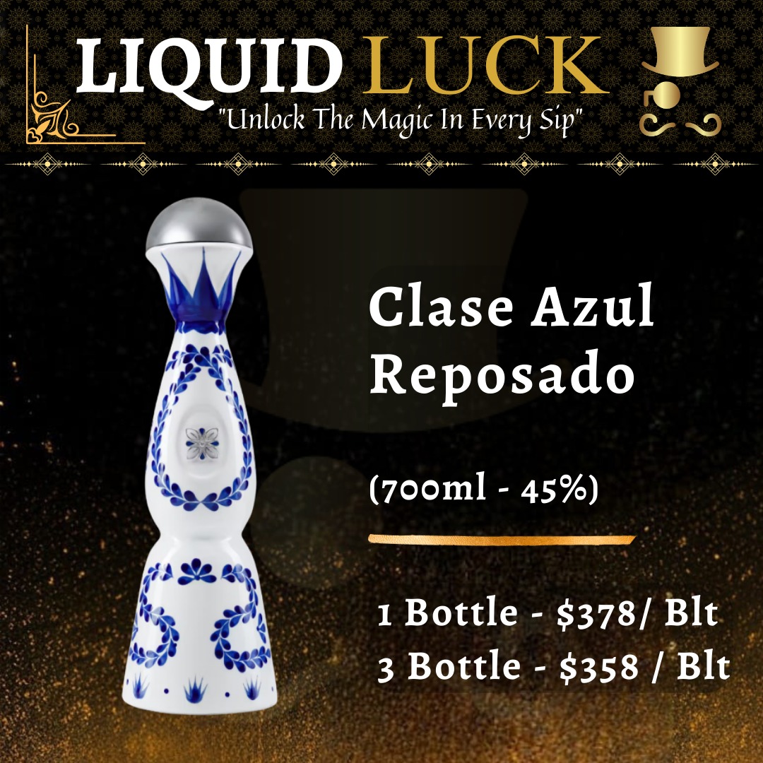Clase Azul Reposado Tequila 700ML, Food & Drinks, Alcoholic Beverages ...