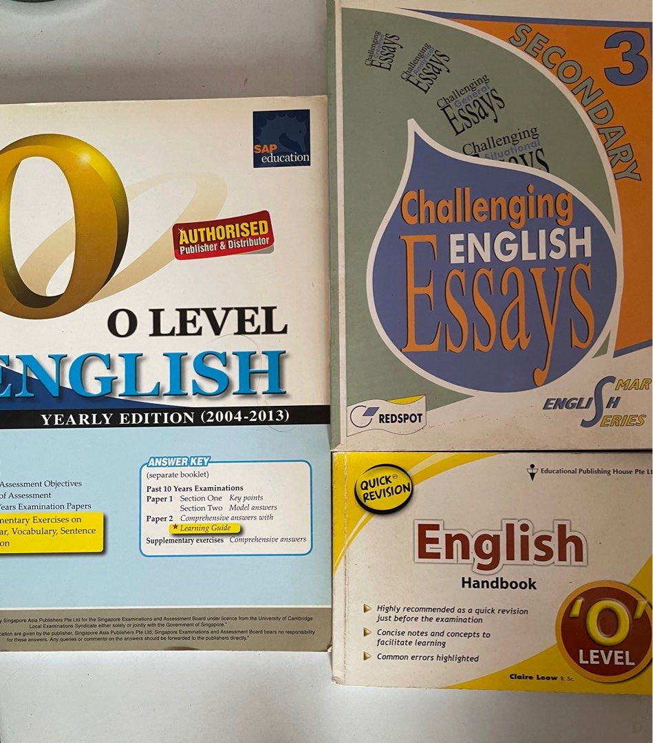 CLEARANCE O Level English, Hobbies & Toys, Books & Magazines ...