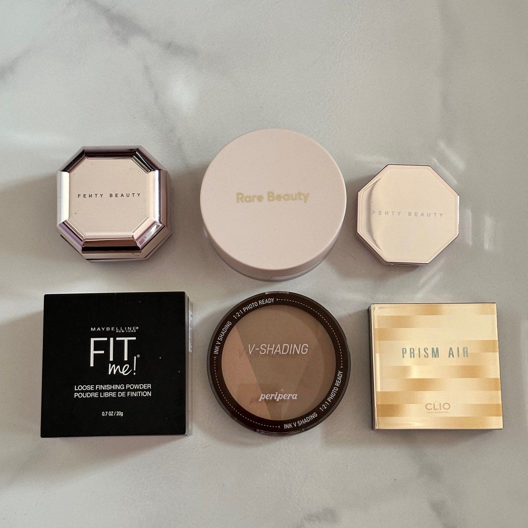Clio/Peripera/Fenty Beauty/Rare beauty/Maybelline loose powders ...