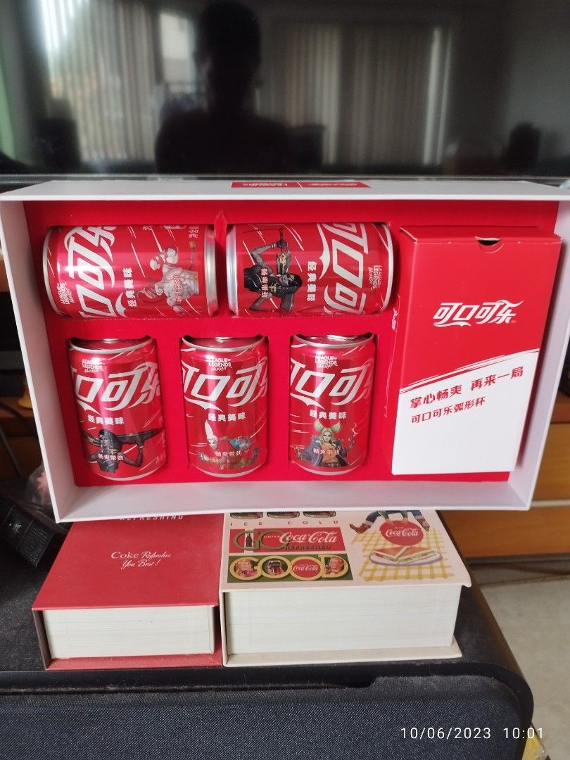 Coca cola League of legends box set, Food & Drinks, Beverages on Carousell