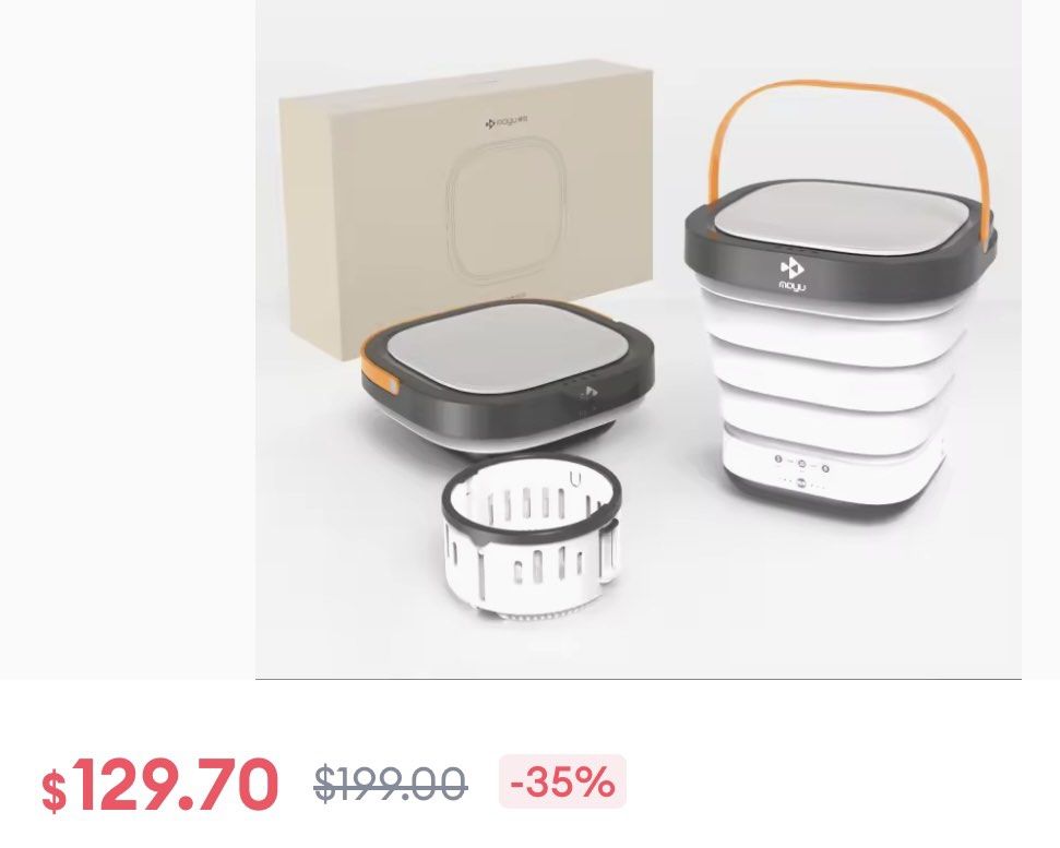 Collapsible Washing Machine for easy storage., TV & Home Appliances ...