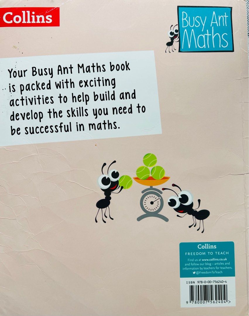 Collins Busy Ant Msths pupil book 4A, Hobbies & Toys, Books & Magazines ...