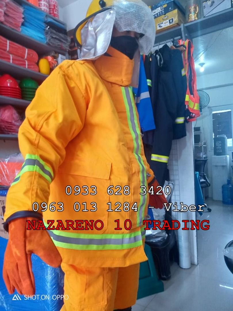 complete set fireman suit, Men's Fashion, Coats, Jackets and Outerwear ...