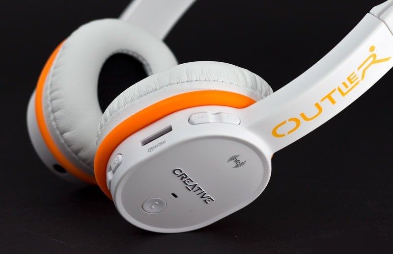 Creative Outlier Wireless Bluetooth On-ear Headphones with Integrated ...