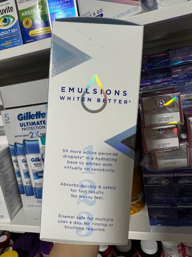 Crest Whitening Emulsions Teeth Whitening Treatment w/o Light - exp11 ...