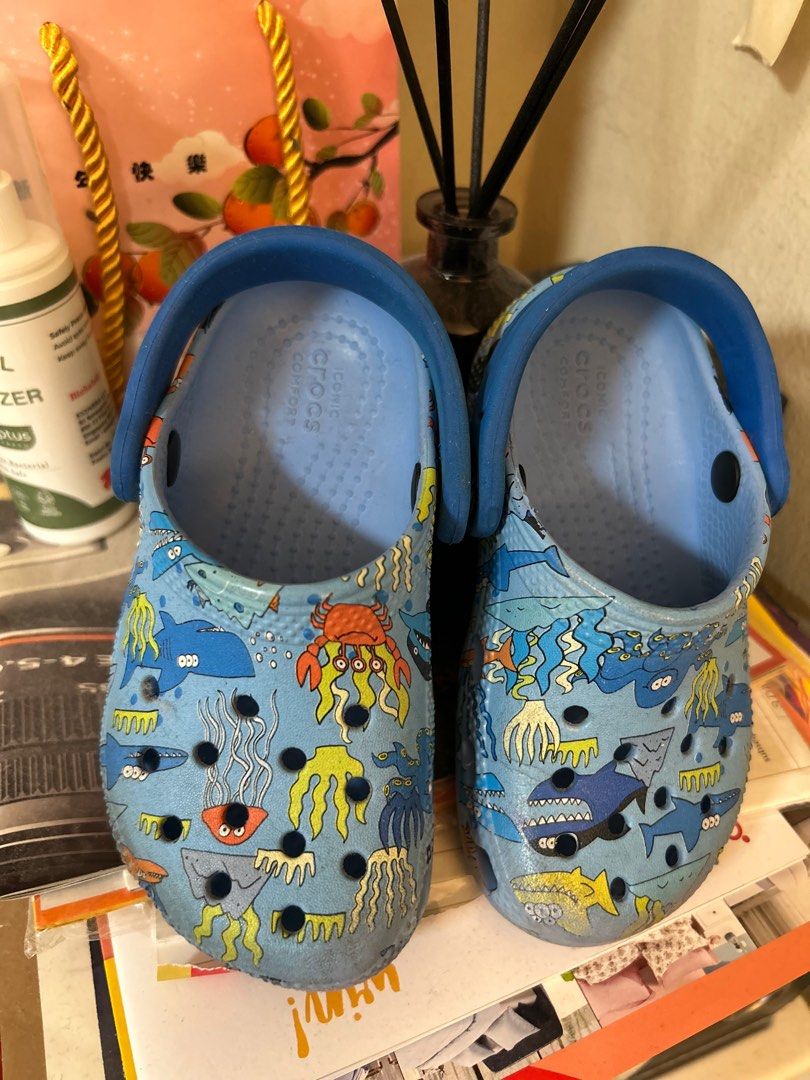 CROCS Ocean Animals, Babies & Kids, Babies & Kids Fashion on Carousell