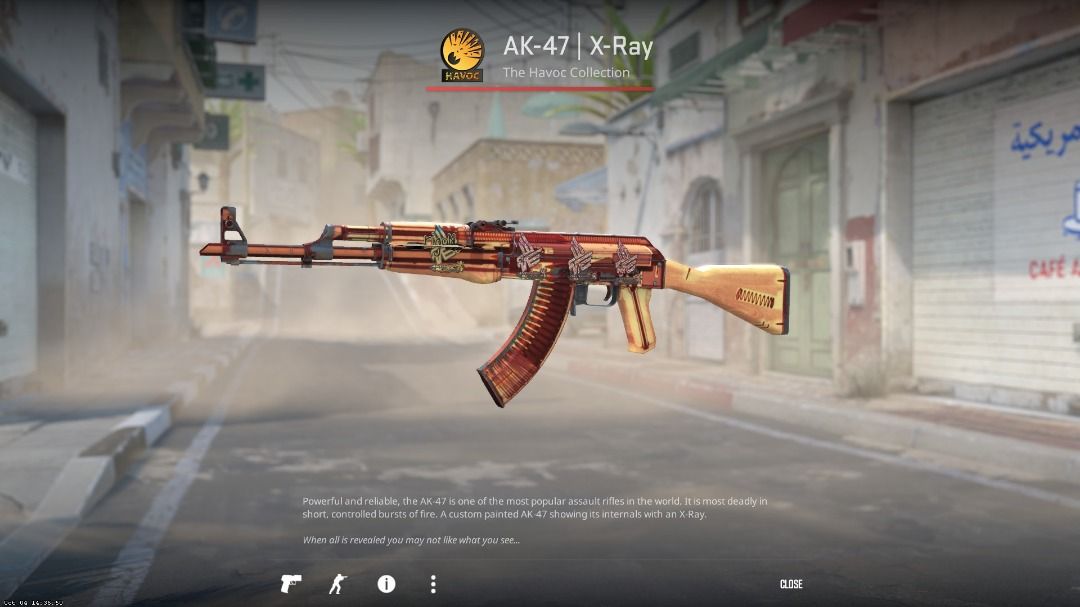 CSGO CS2 AK-47 X-Ray FT, Video Gaming, Gaming Accessories, In-Game Products on Carousell