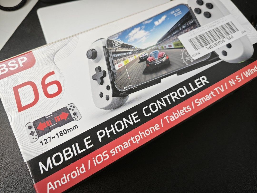 D6 Wireless Stretching Extendable Gaming Controller, Video Gaming ...