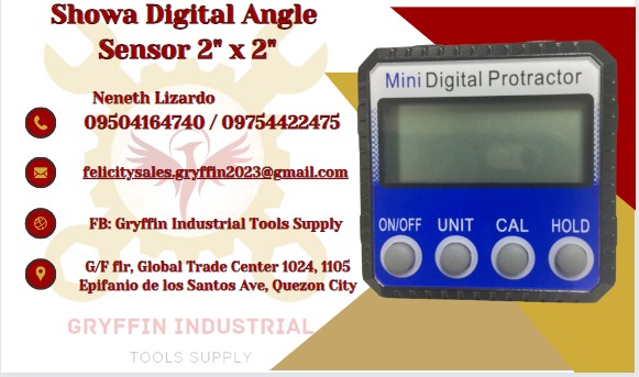 DIGITAL ANGLE SENSOR 2" X 2", Commercial & Industrial, Industrial ...