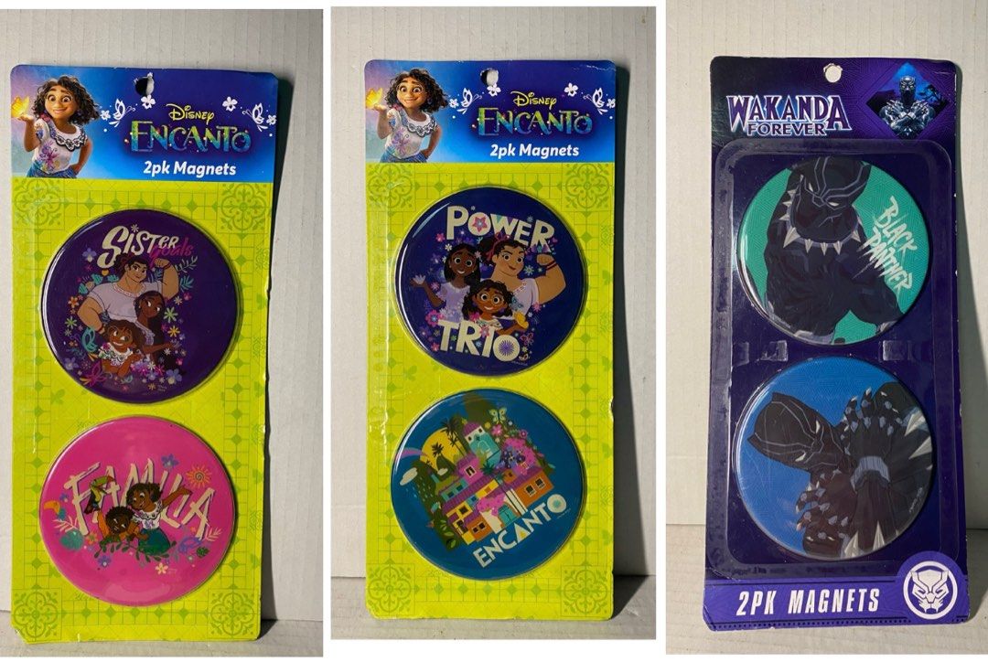 Disney Encanto 2 pack 4" round magnets (B)sister goal & familia / (A ...