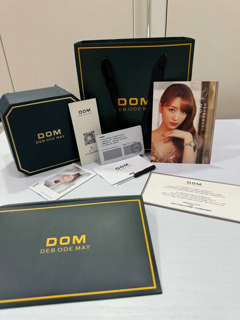DOM Slim and Elegant Watch, Luxury, Watches on Carousell