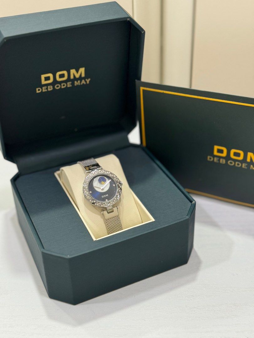 DOM Slim and Elegant Watch, Luxury, Watches on Carousell