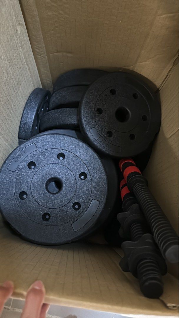 Dumbbell Set, Sports Equipment, Exercise & Fitness, Weights & Dumbbells ...