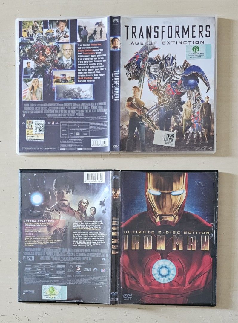 DVD,Transformers-Dark Of The Moon,The Last Knight,Age Of Extinction ...