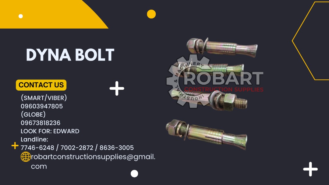 dyna bolt, Commercial & Industrial, Construction & Building Materials ...
