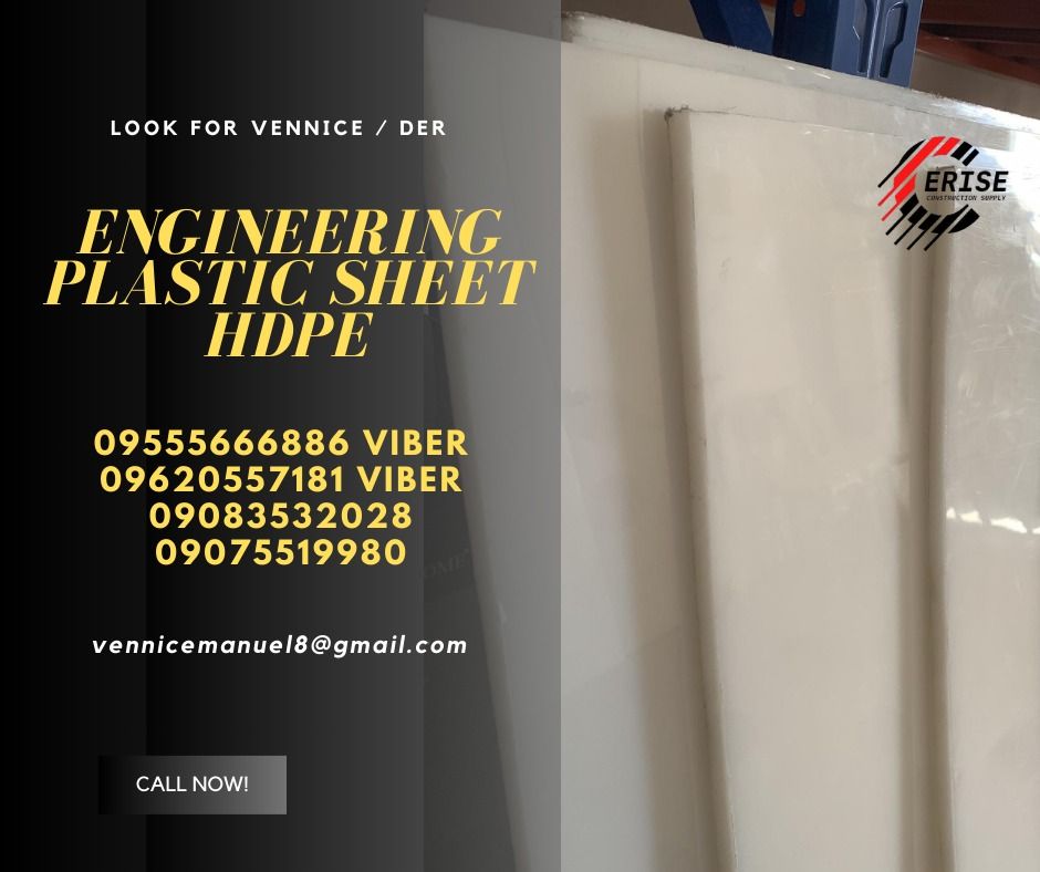 Engineering plastic sheet HDPE white, Commercial & Industrial ...