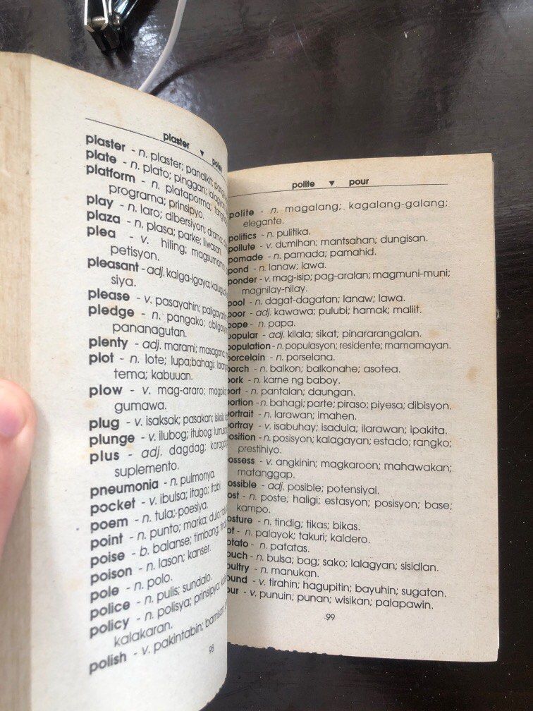 English - Filipino Filipino- English Dictionary, Hobbies & Toys, Books ...