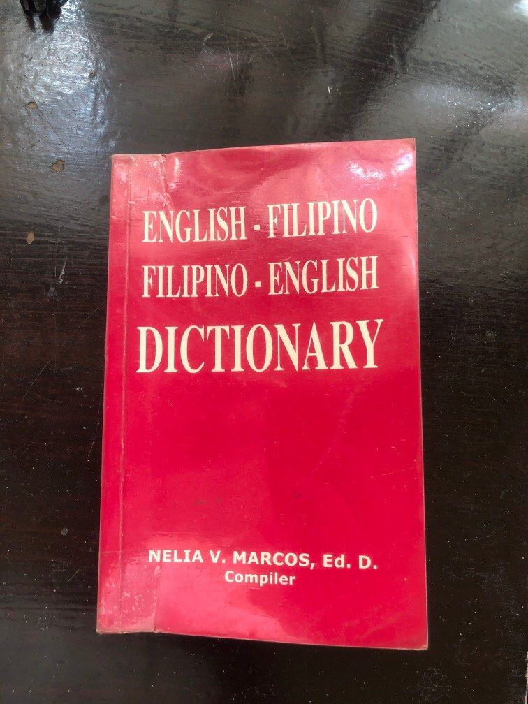 English - Filipino Filipino- English Dictionary, Hobbies & Toys, Books ...