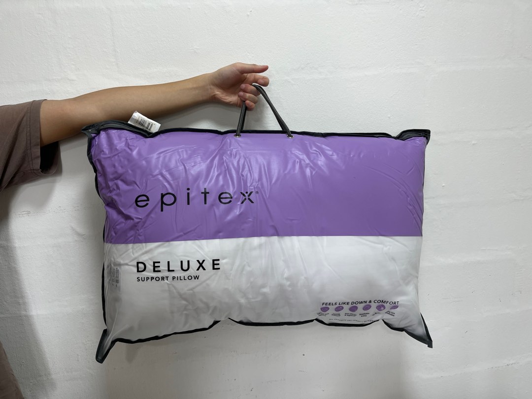 Epitex Deluxe Support Pillow, Furniture & Home Living, Bedding & Towels ...