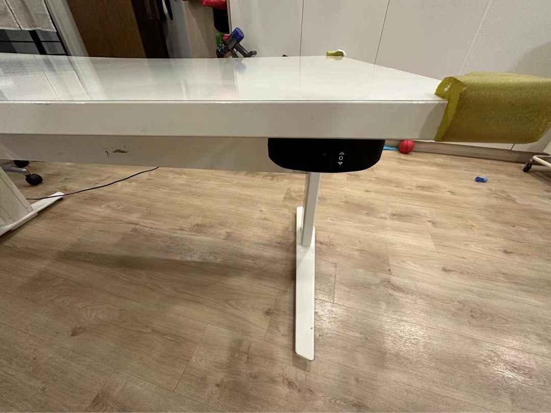 Ergonomic study table with electric height adjustment, Furniture & Home ...