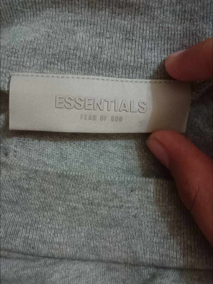 Essentials Oatmeal, Men's Fashion, Tops & Sets, Tshirts & Polo Shirts ...