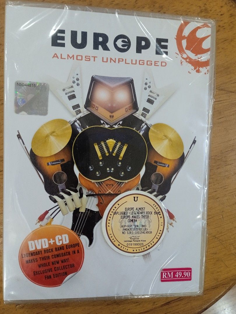 Europe consert unplugged, dvd+cd, Hobbies & Toys, Music & Media, CDs ...